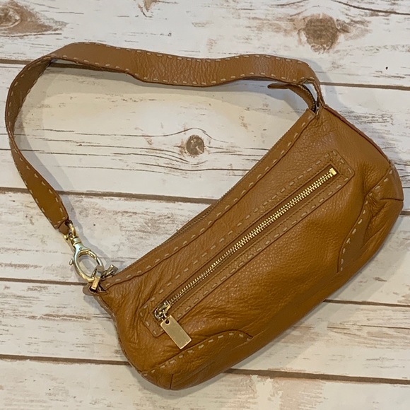 Sigrid Olsen | Bags | Sigrid Olsen Brown Leather Shoulder Bag Purse ...